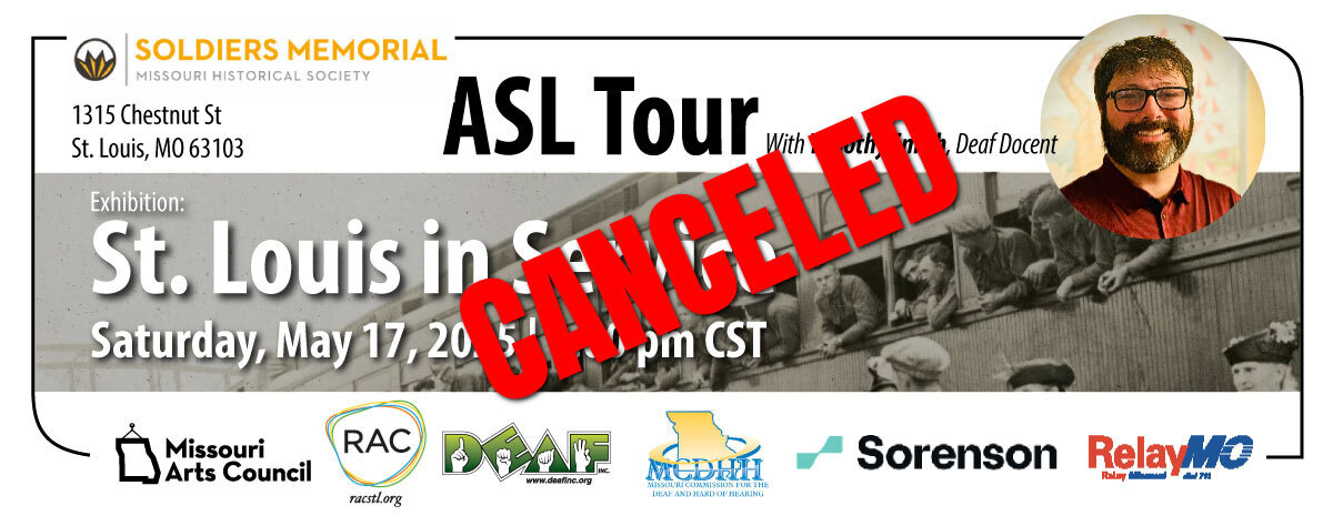 ASL Tour: St. Louis in Service @ Soldiers Memorial